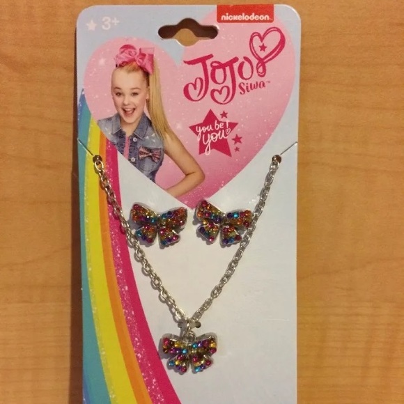 JoJo Siwa | Accessories | Jojo Siwa Necklace Earrings In Rainbow ...